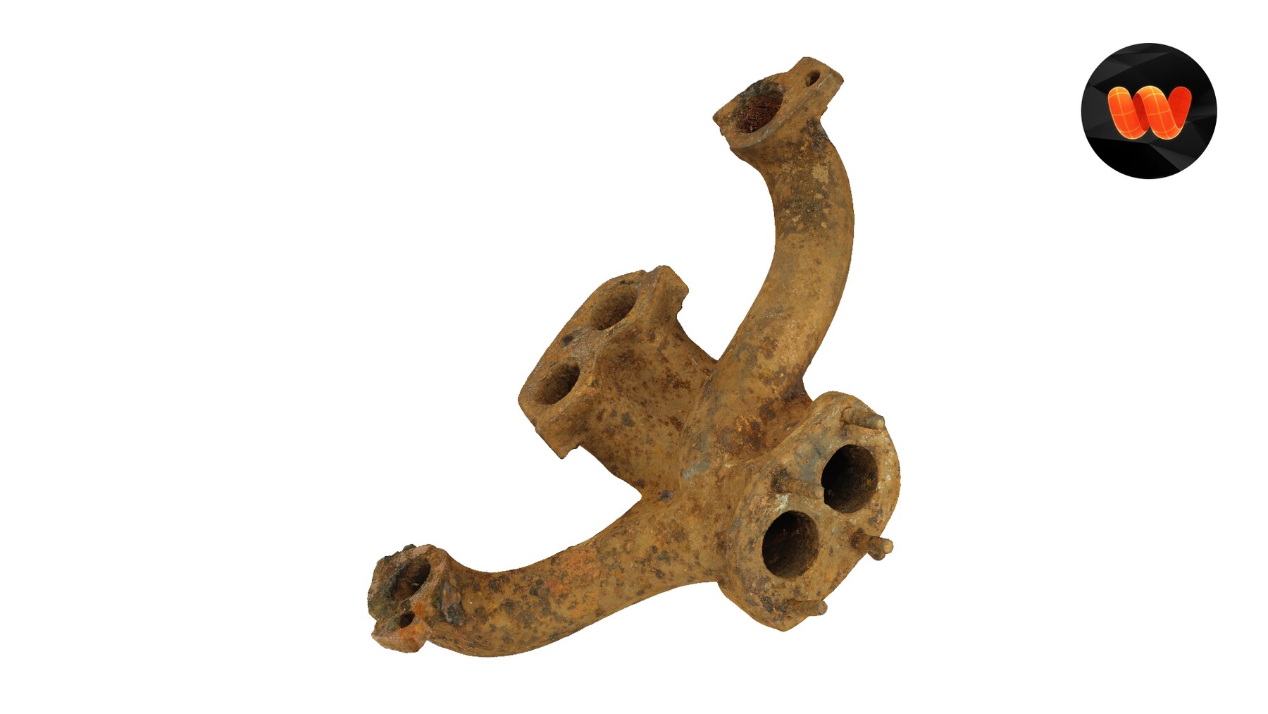 ArtStation - Rusty Engine Part Raw Scanned 3D Model | Resources