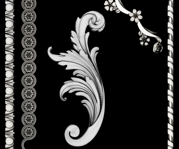 ArtStation - Collection of classical ornaments | Resources