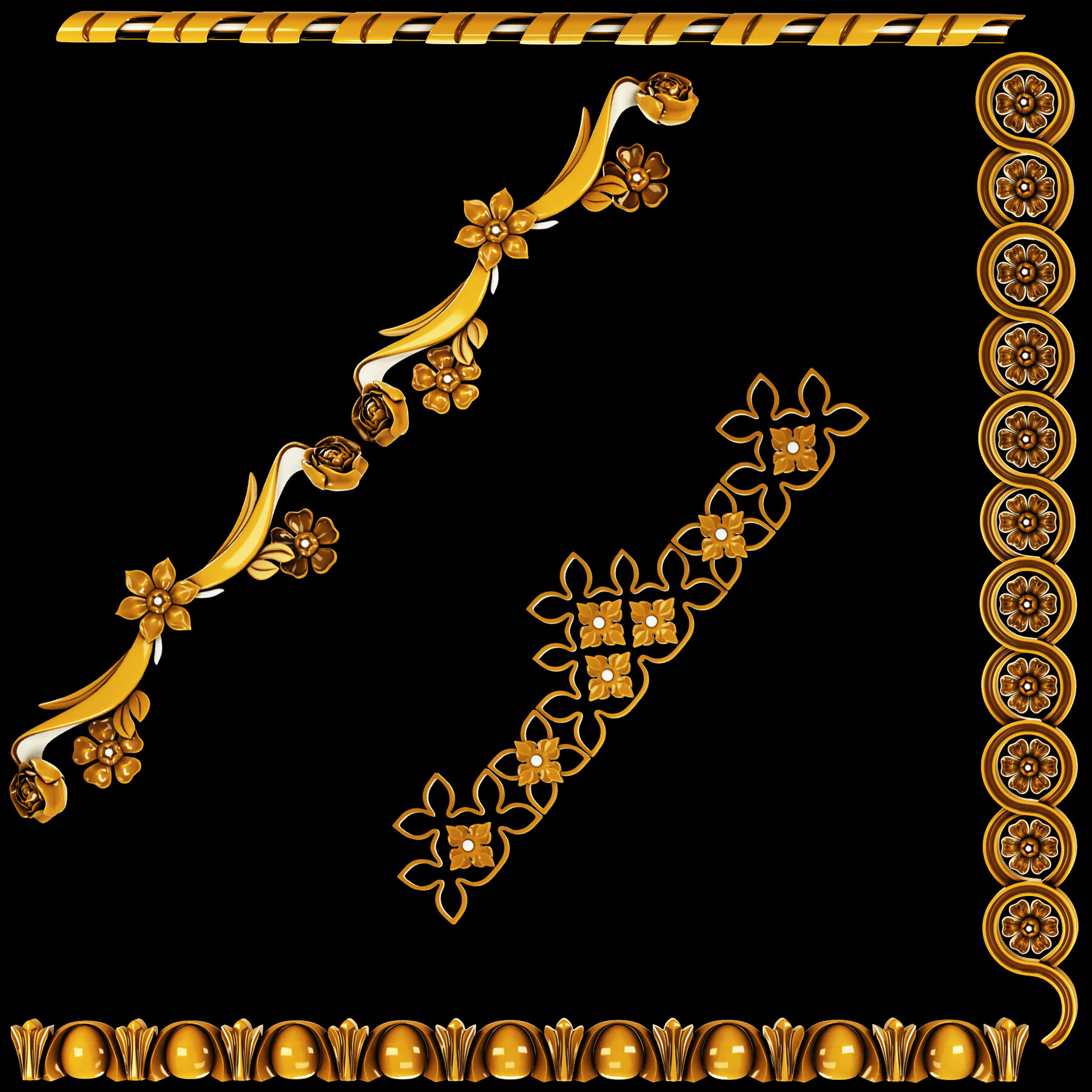 ArtStation - Collection of classical ornaments | Resources