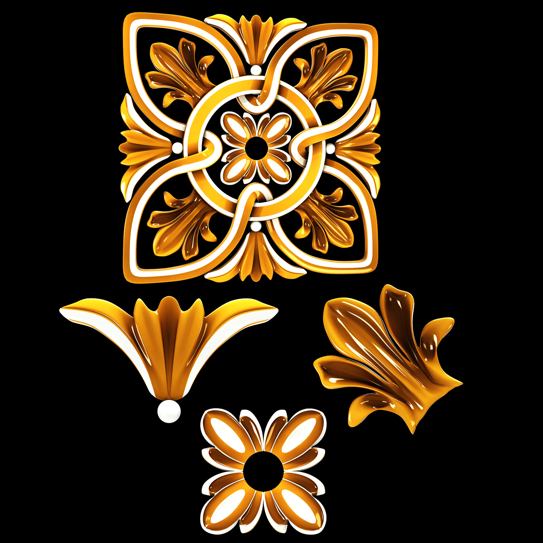 ArtStation - Collection of classical ornaments | Resources