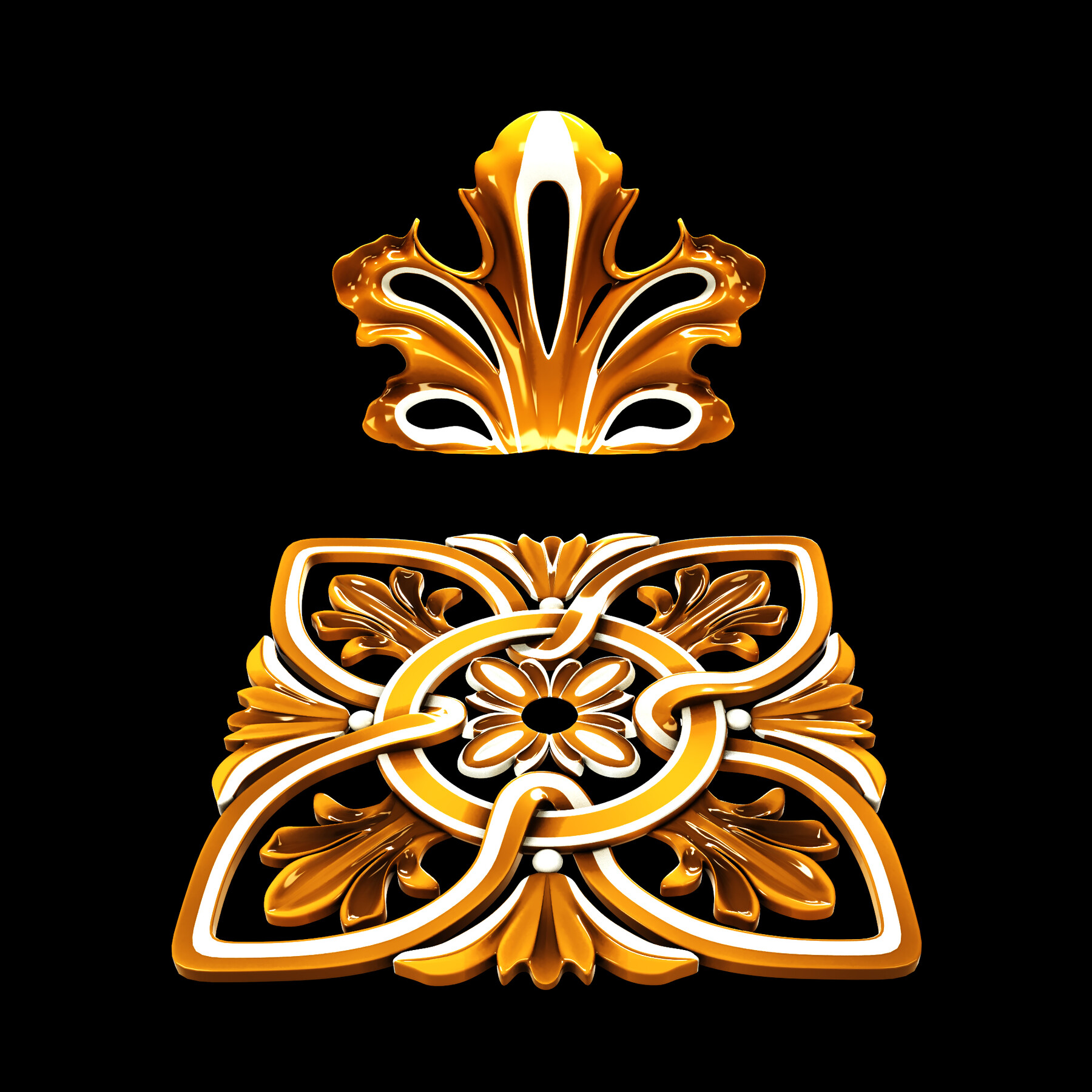 ArtStation - Collection of classical ornaments | Resources