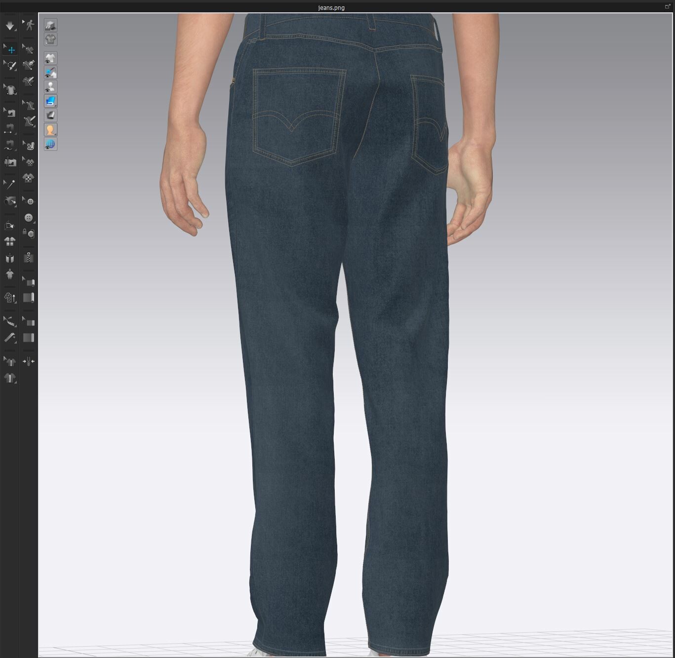 ArtStation - Jeans, marvelous designer,clo3d | Resources
