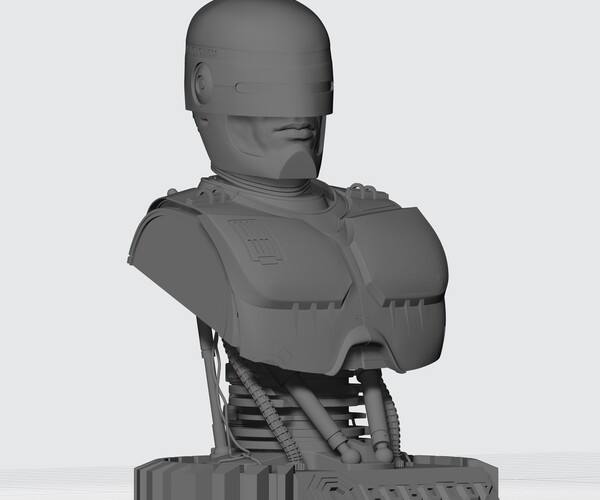 ArtStation - Robocop Bust for 3d Print 3D print model | Resources