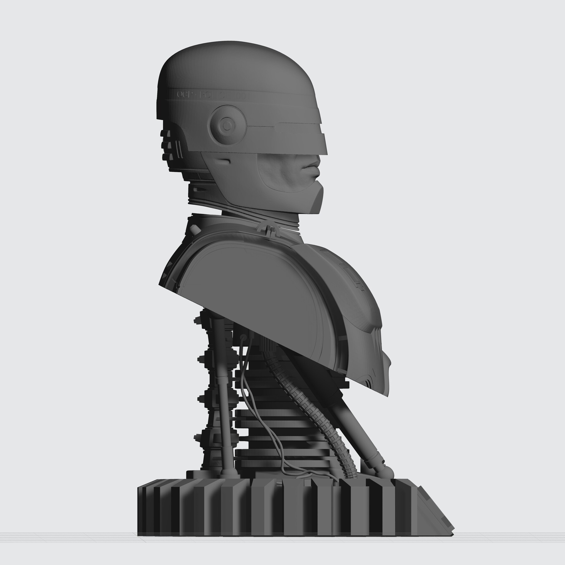 ArtStation - Robocop Bust for 3d Print 3D print model | Resources