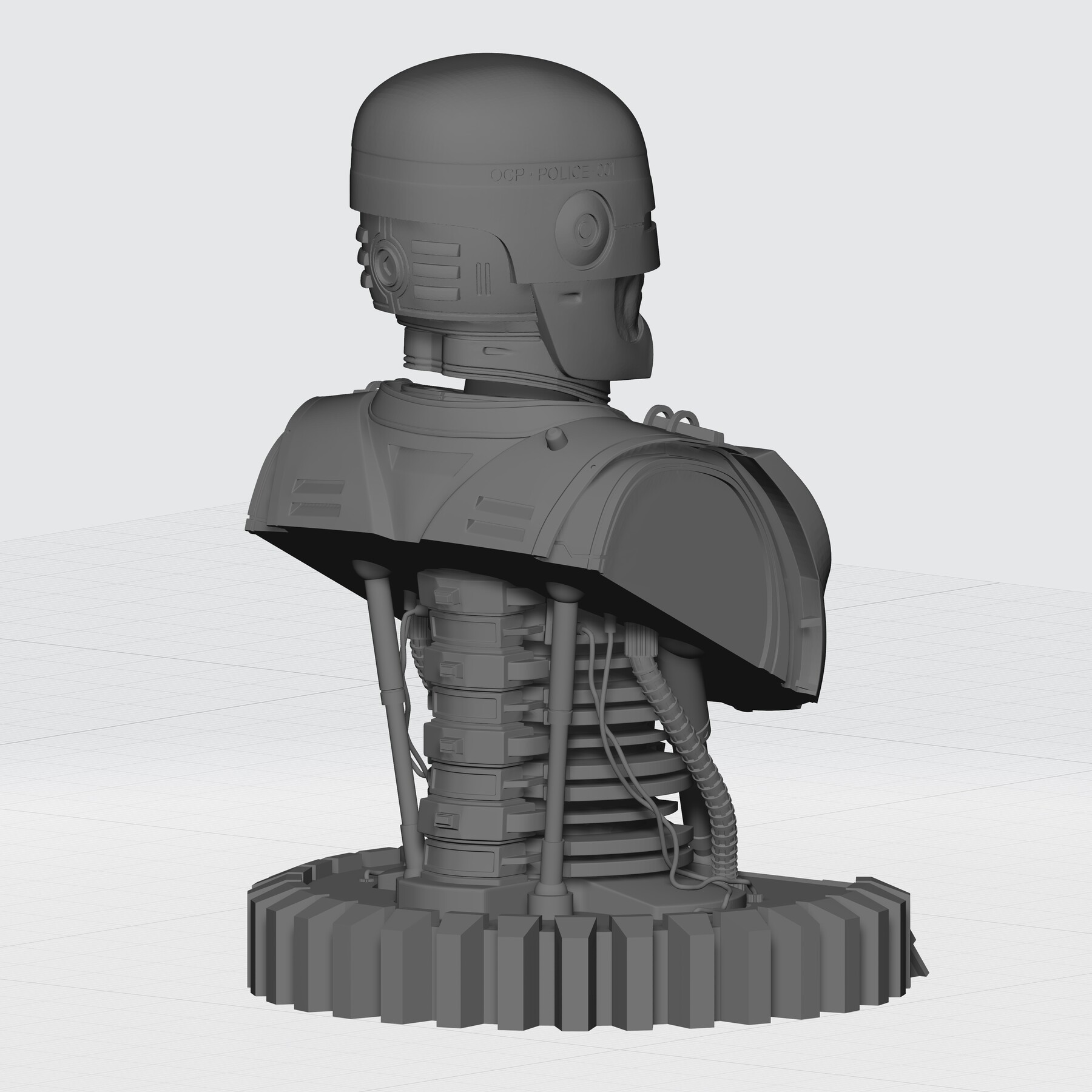 ArtStation - Robocop Bust for 3d Print 3D print model | Resources