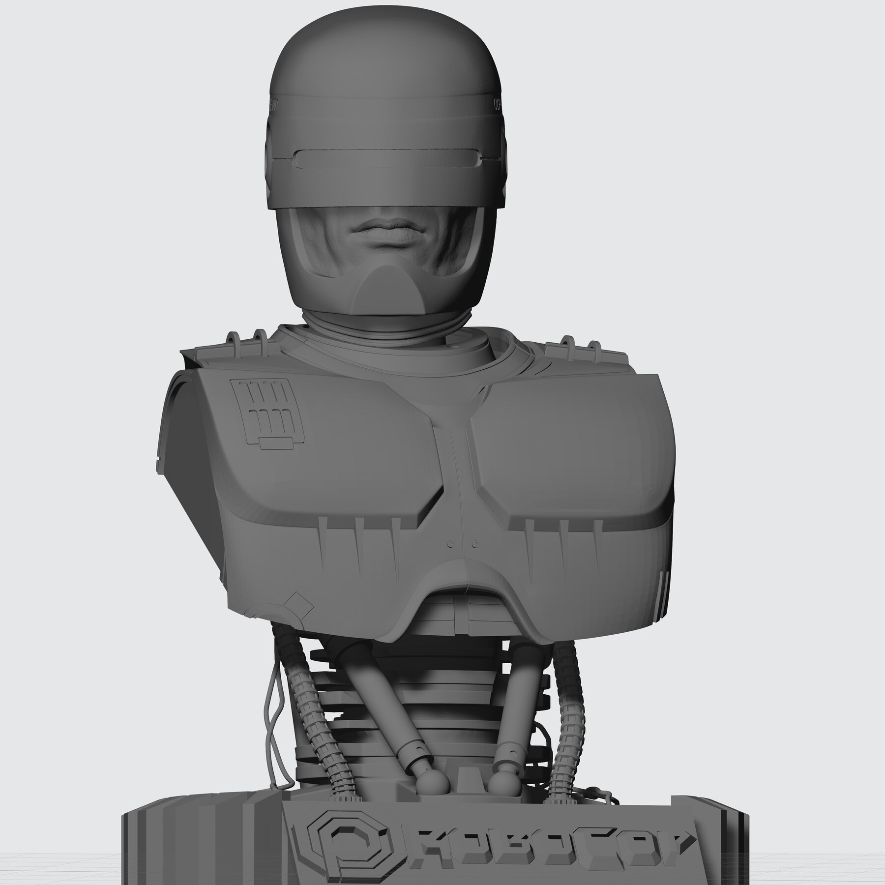 ArtStation - Robocop Bust for 3d Print 3D print model | Resources