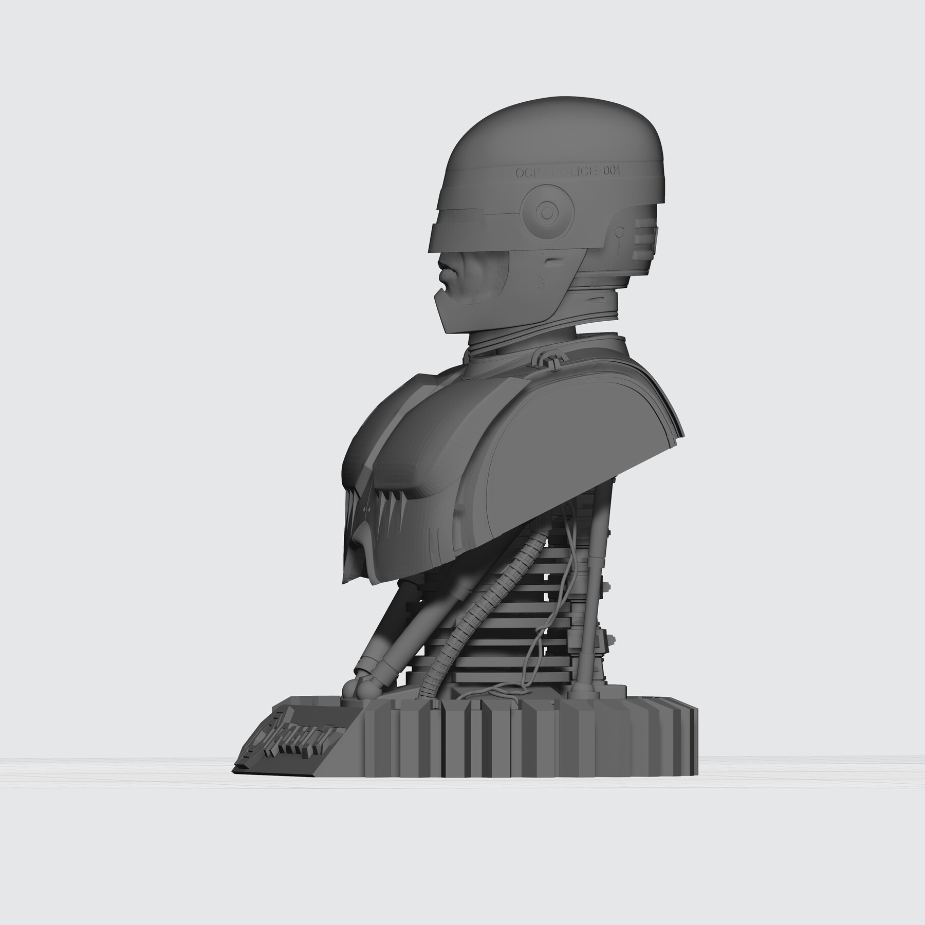 ArtStation - Robocop Bust for 3d Print 3D print model | Resources
