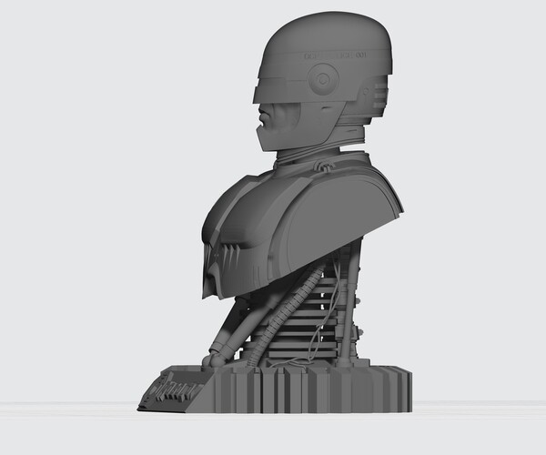 ArtStation - Robocop Bust for 3d Print 3D print model | Resources
