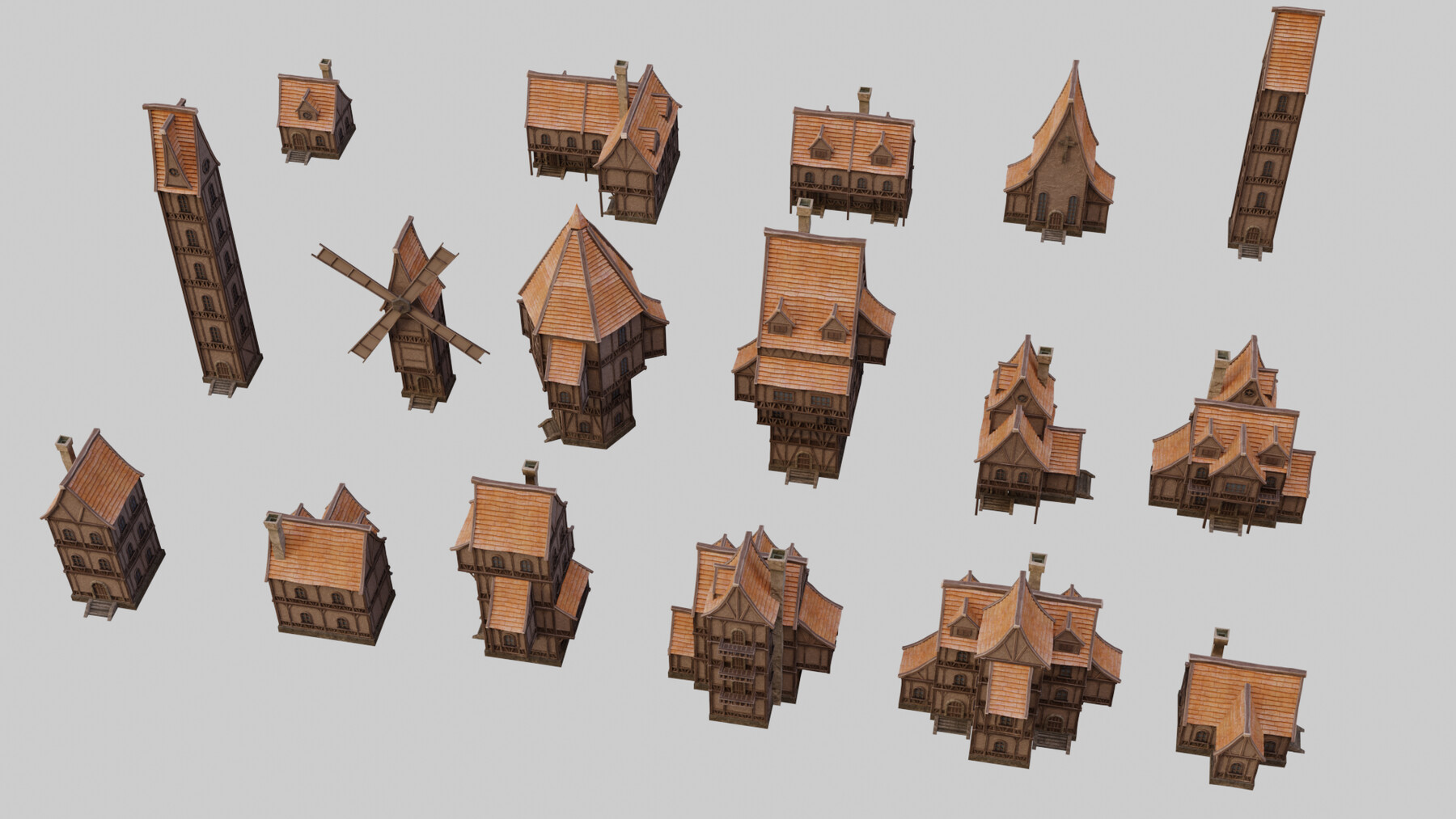 ArtStation - Medieval Buildings Pack | Game Assets