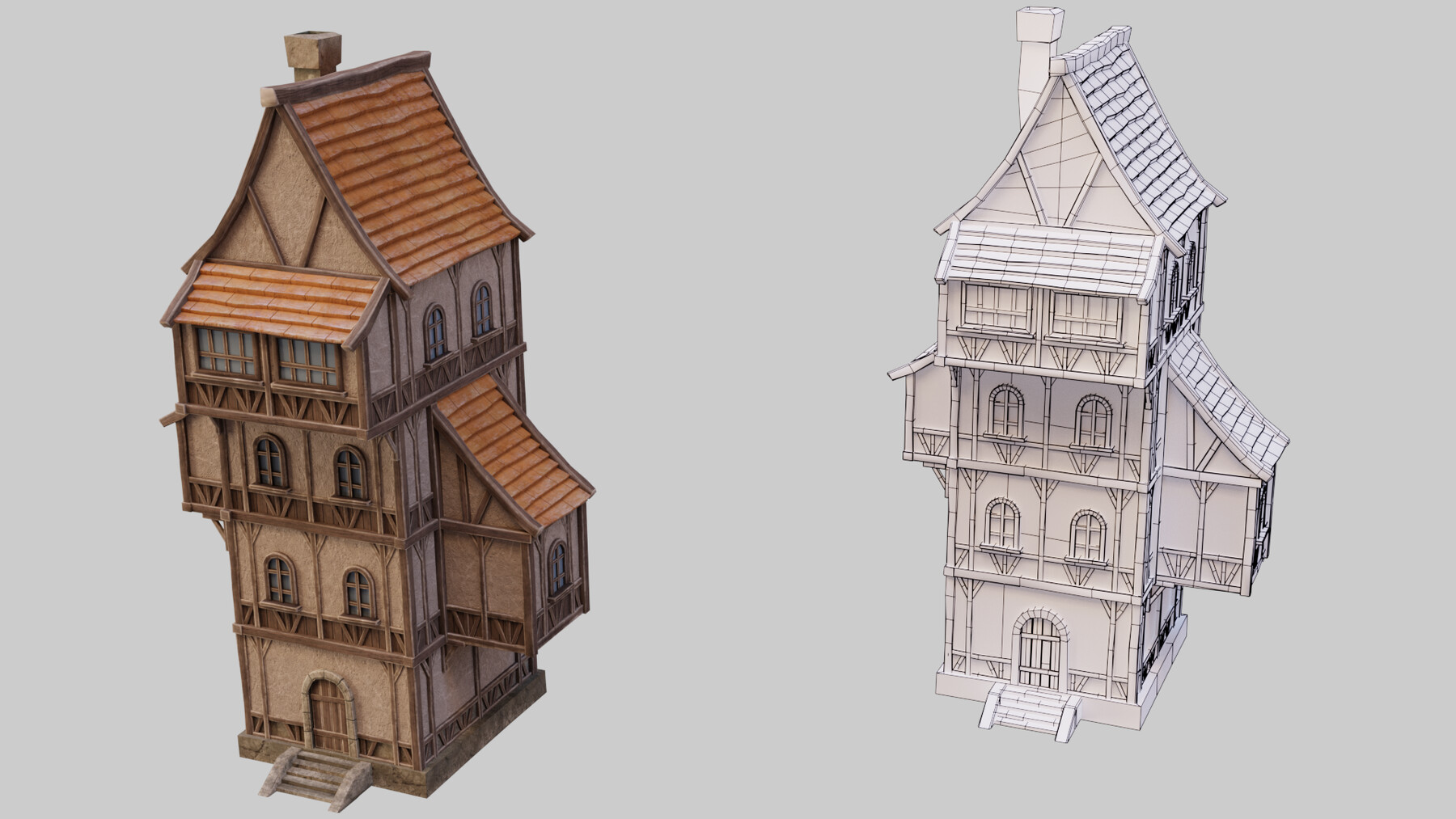 ArtStation - Medieval Buildings Pack | Game Assets