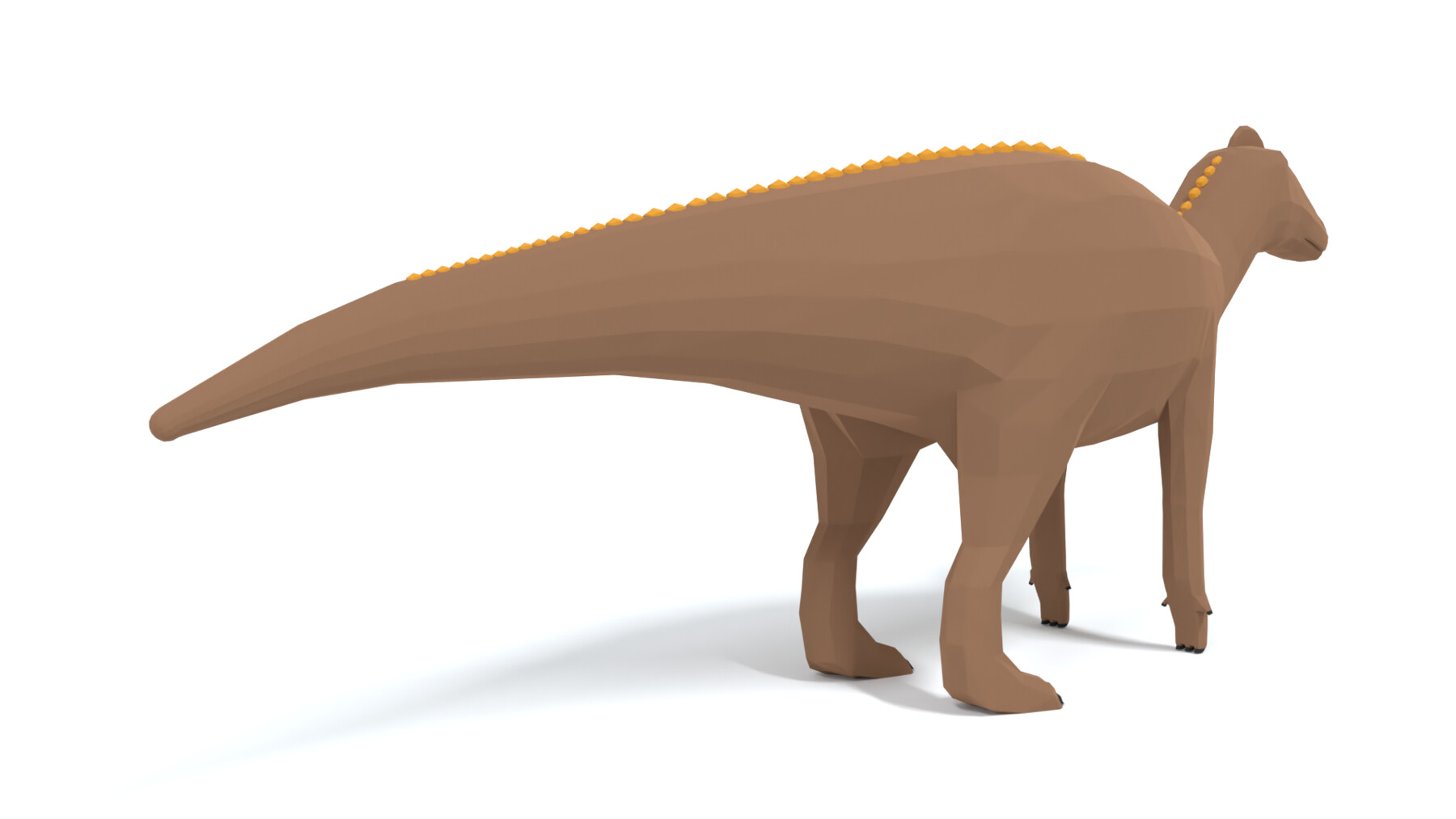 ArtStation - Low Poly Cartoon Edmontosaurus Dinosaur | Game Assets