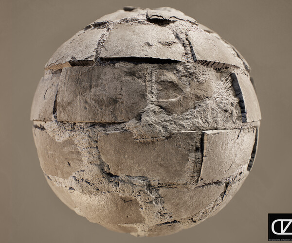 ArtStation - PBR - CONCRETE BLOCKS WALL - 4K MATERIAL | Game Assets