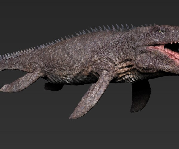 ArtStation - Mosasaurus Sculpt Project | Game Assets