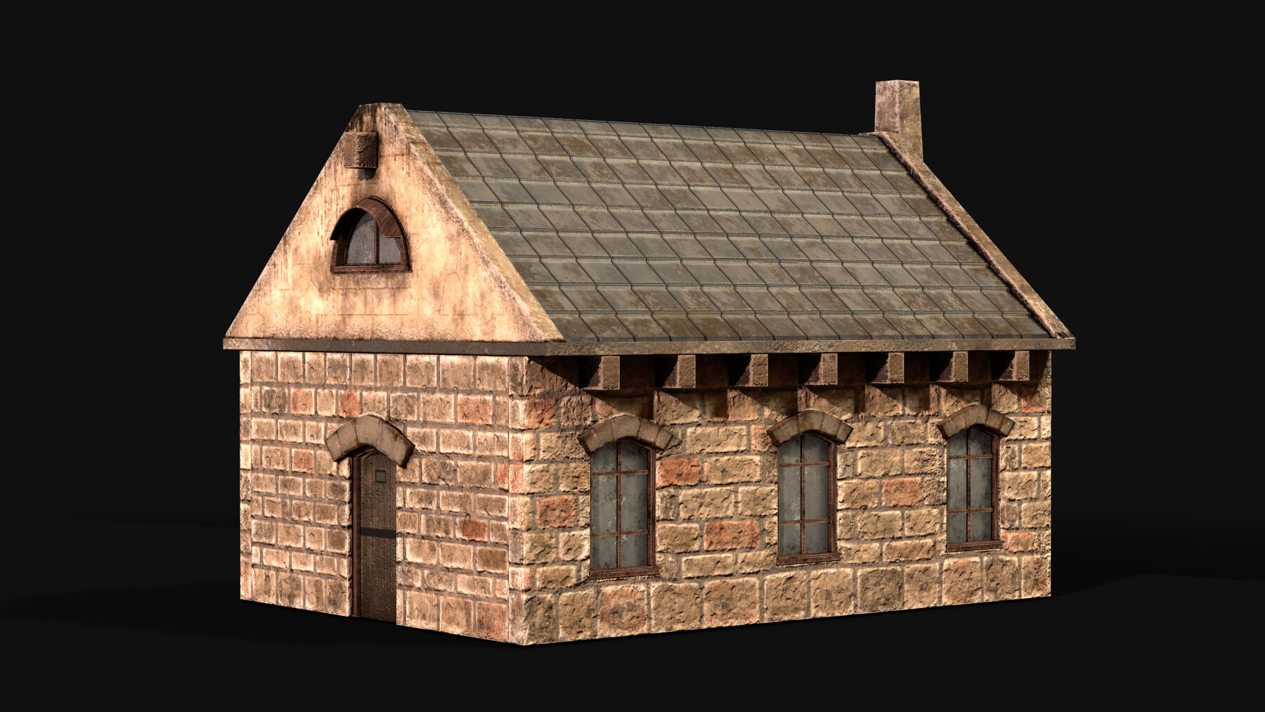 ArtStation - Stone House Game Ready | Game Assets