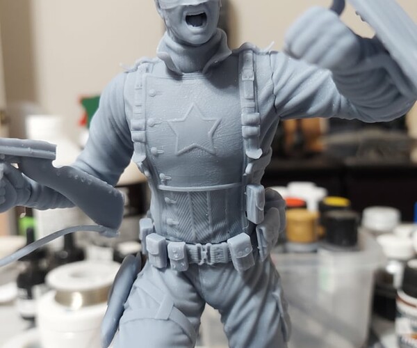 ArtStation - CAPTAIN AMERICA 1945: SUPER SOLDIER STL | Resources