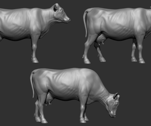 ArtStation - COW | Game Assets