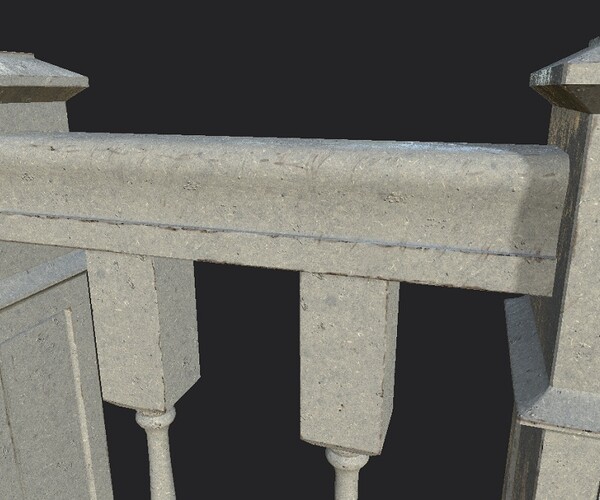 ArtStation - Handrail Staircase | Game Assets