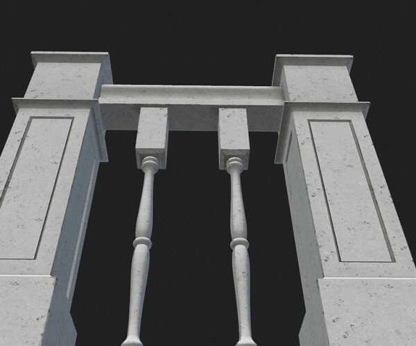 ArtStation - Handrail Staircase | Game Assets
