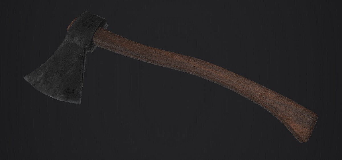 ArtStation - Wooden Axe | Game Assets