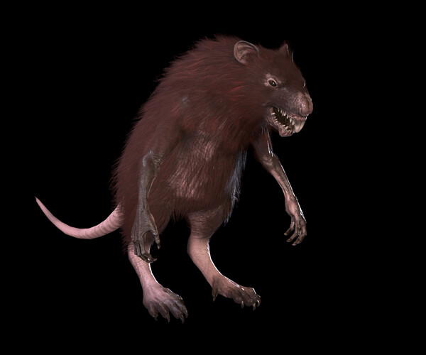 ArtStation - WereRat | Game Assets