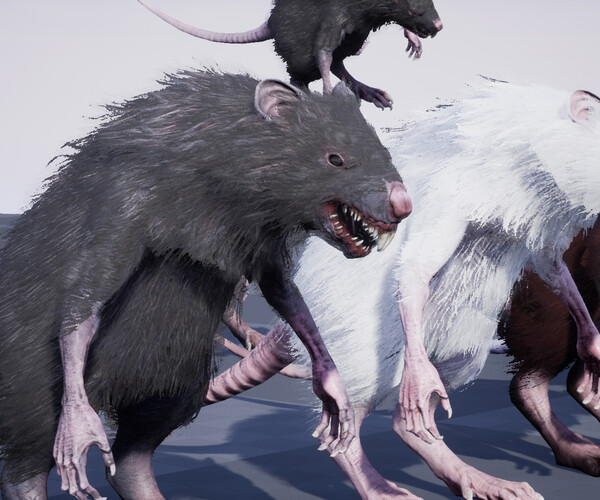 ArtStation - WereRat | Game Assets
