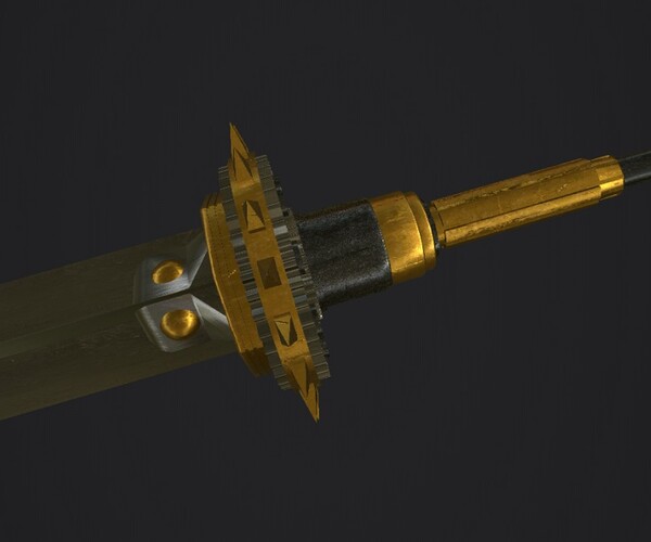 ArtStation - X-Blade 3D Model | Game Assets