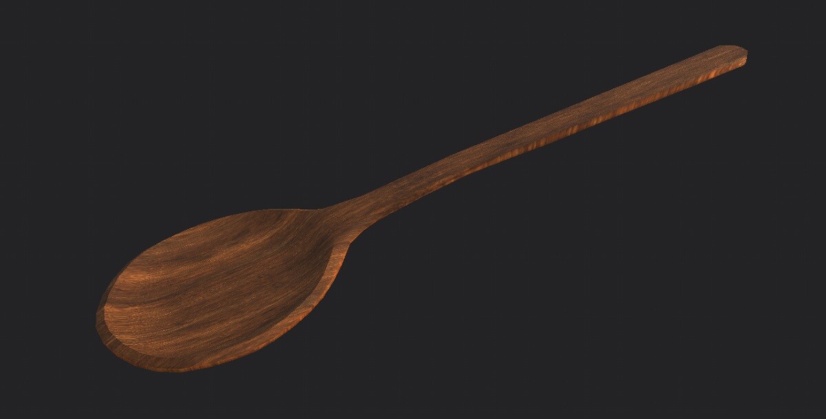 ArtStation - Wooden Spoon 2 | Game Assets