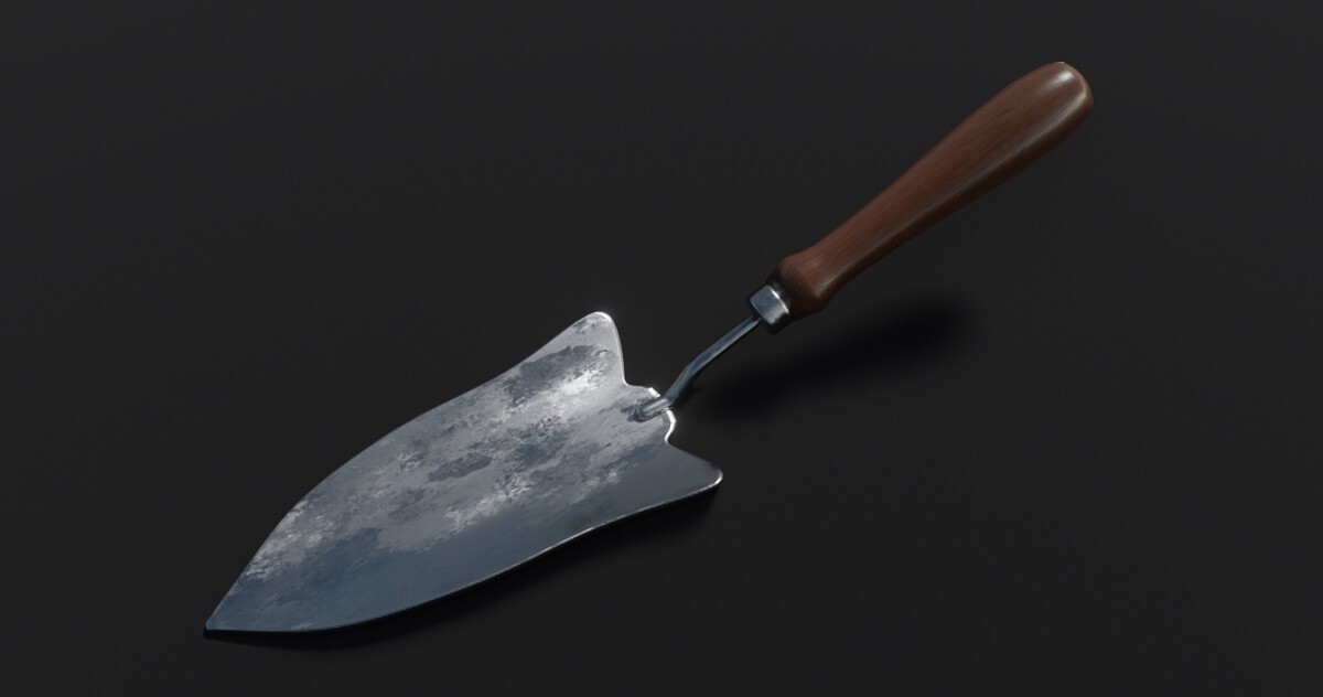 ArtStation - Trowel 3D Model | Game Assets