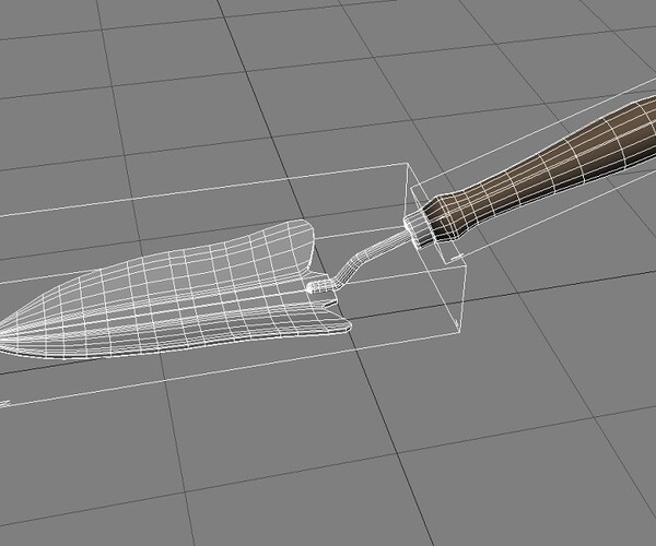 ArtStation - Trowel 3D Model | Game Assets