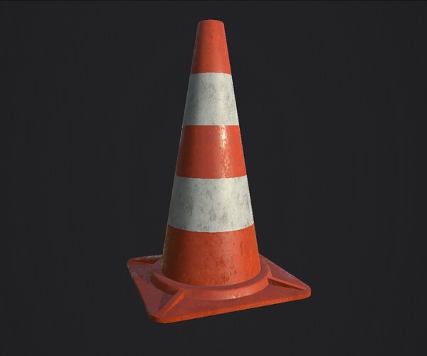 ArtStation - Traffic Cone | Game Assets