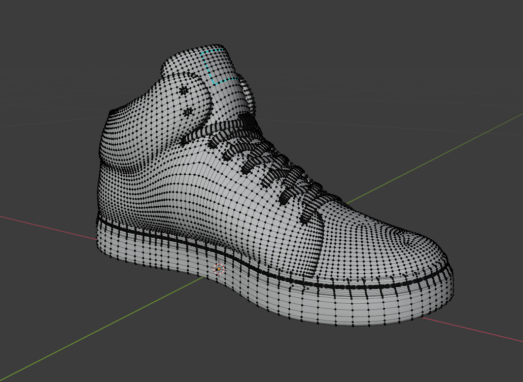 ArtStation - High top sneakers | Game Assets