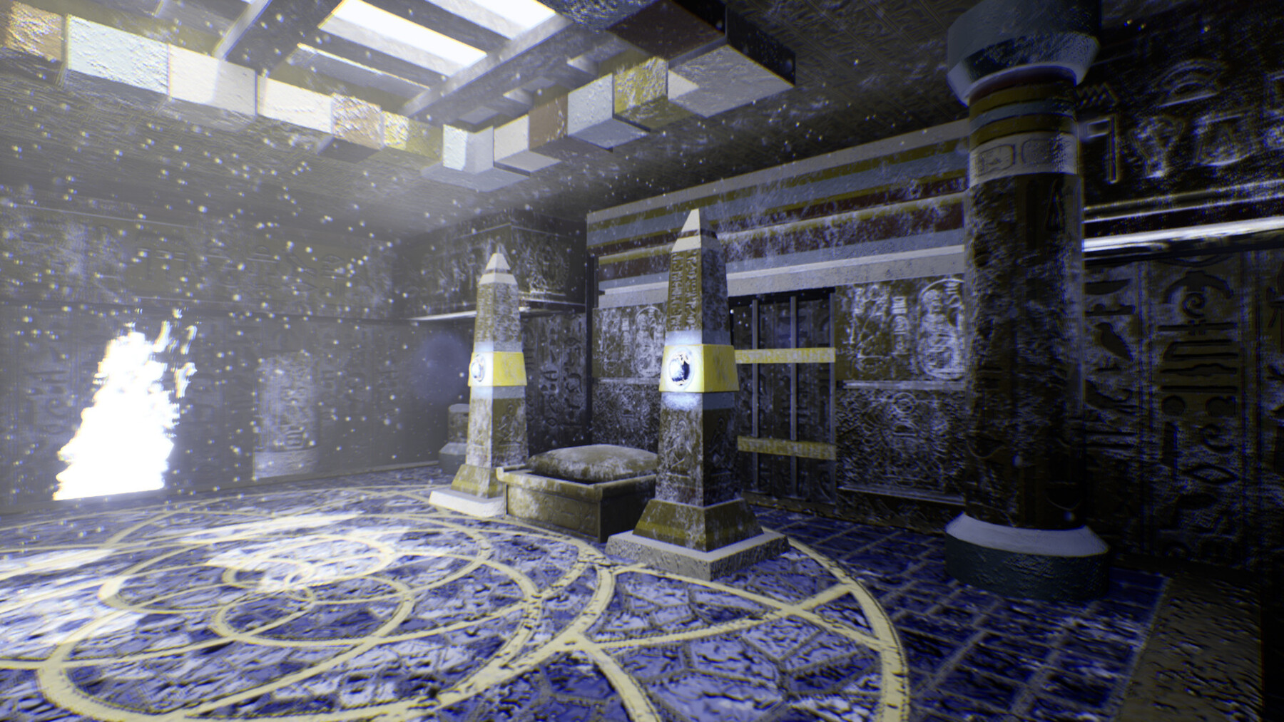 ArtStation - Frozen/Unfrozen Egyptian Temple | Game Assets