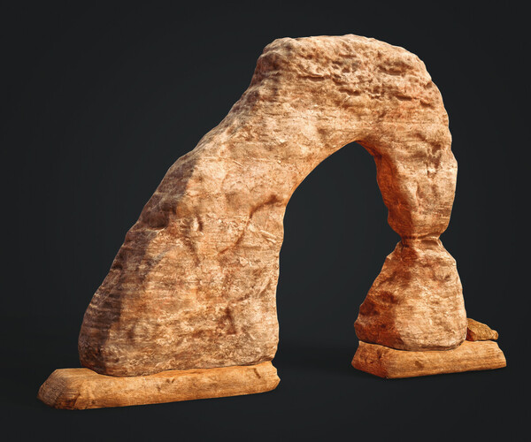 ArtStation - Arch Rock Formation 001 | Game Assets