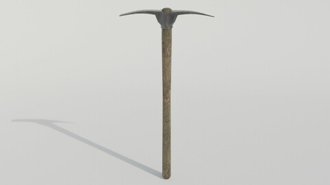 ArtStation - Low poly pickaxe Low-poly 3D model | Game Assets