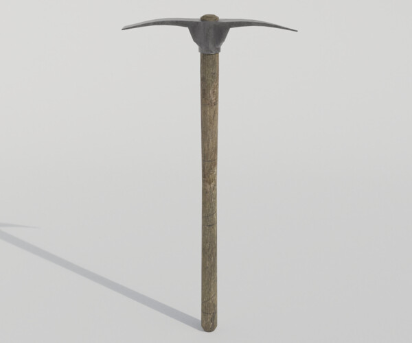 ArtStation - Low poly pickaxe Low-poly 3D model | Game Assets