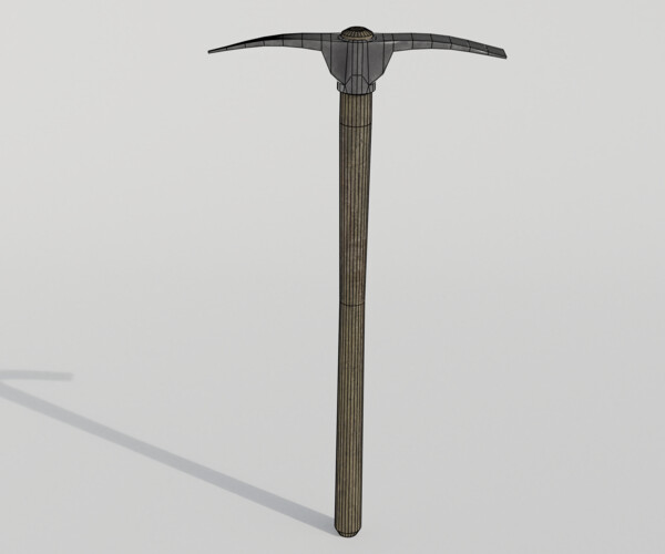 ArtStation - Low poly pickaxe Low-poly 3D model | Game Assets