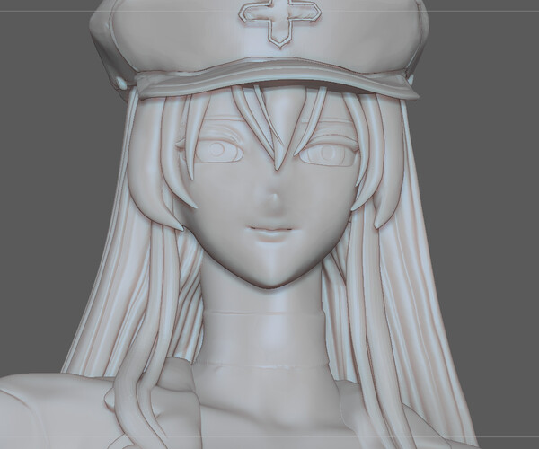 ArtStation - ESDEATH AKAME GA KILL ANIME SEXY GIRL CHARACTER 3D PRINT ...