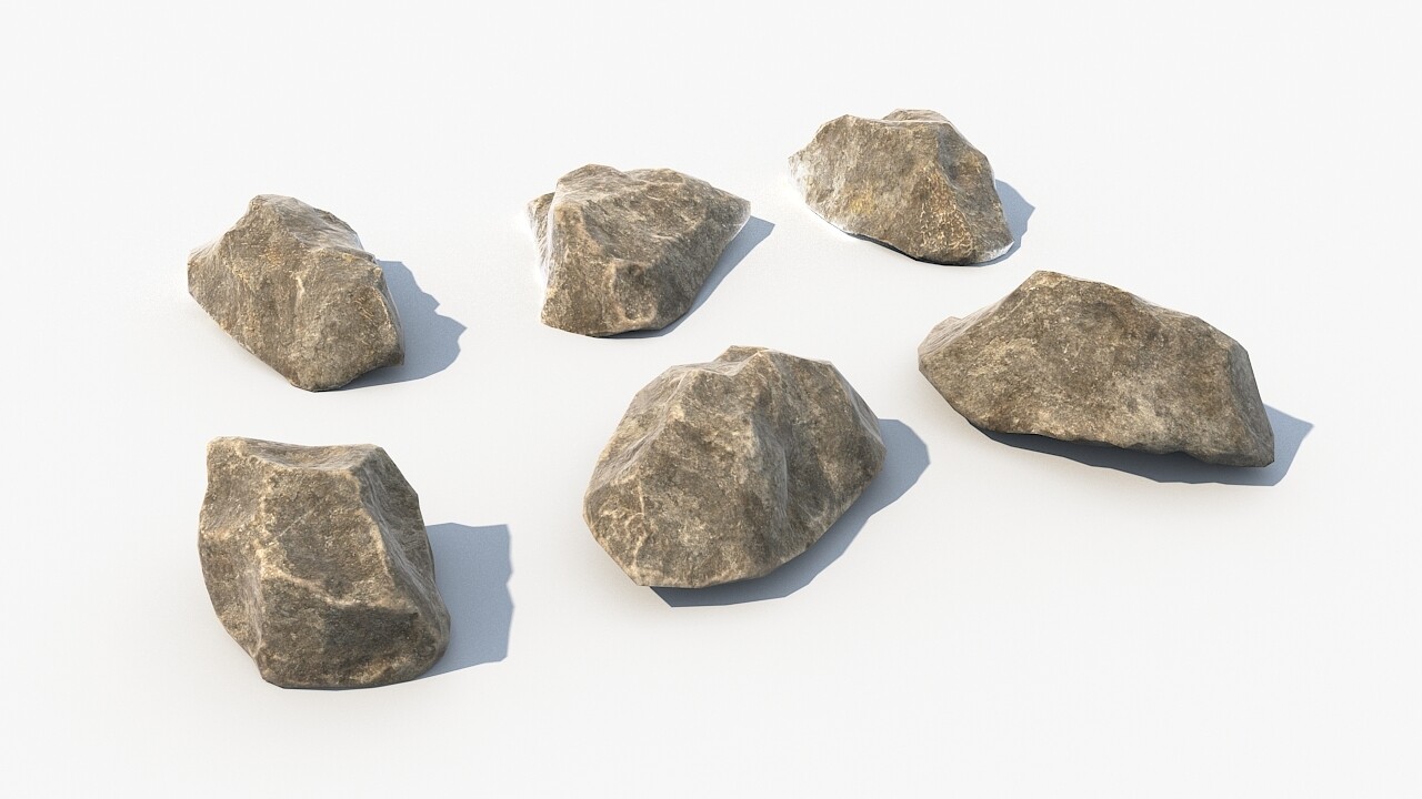 ArtStation - Small Rocks Collection | Game Assets