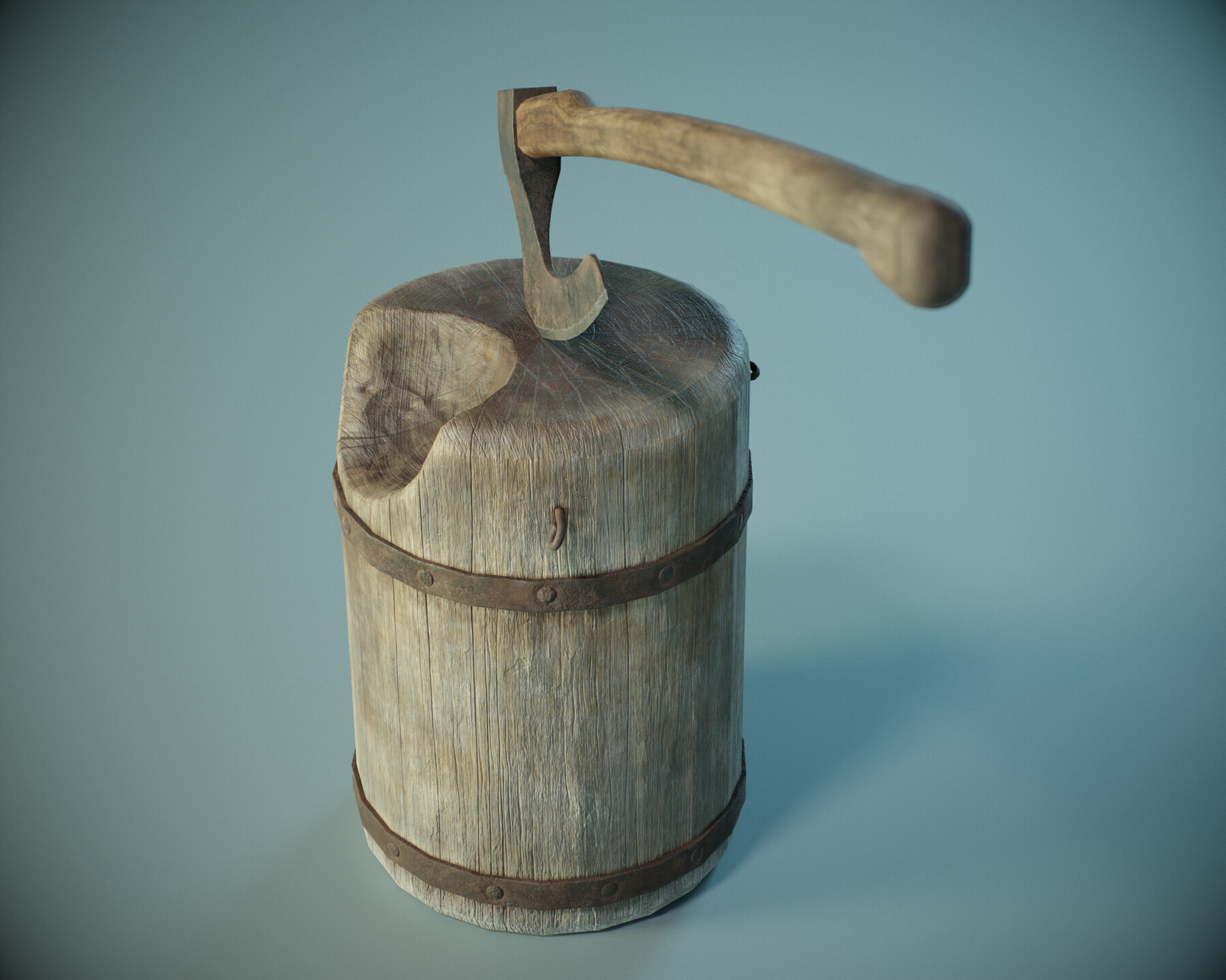 ArtStation - Executioner Axe Block PBR | Game Assets