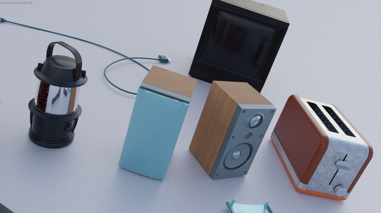 ArtStation - Electrical Applicances Kit | Game Assets