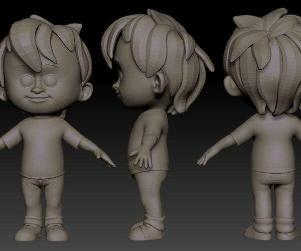 ArtStation - Little Boy | Game Assets