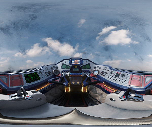 ArtStation - Volt Cruzer Cockpit | Resources