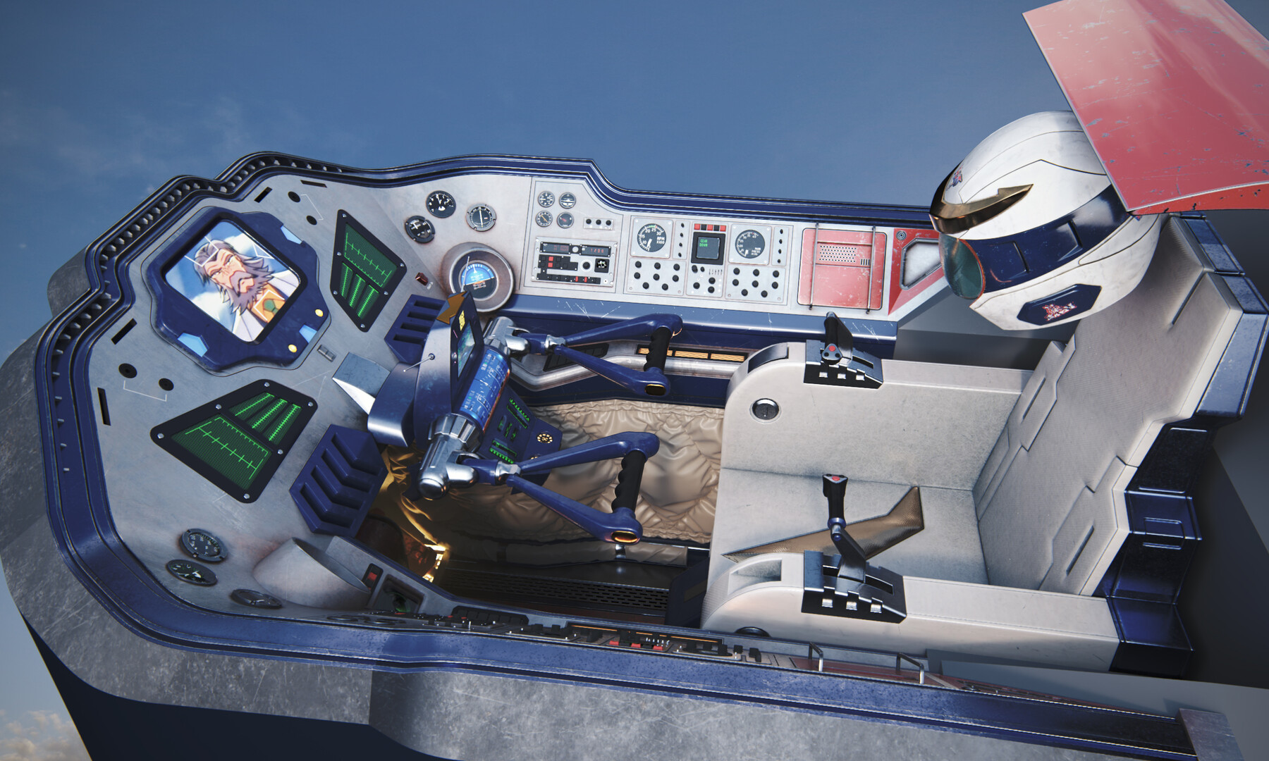 ArtStation - Volt Cruzer Cockpit | Resources