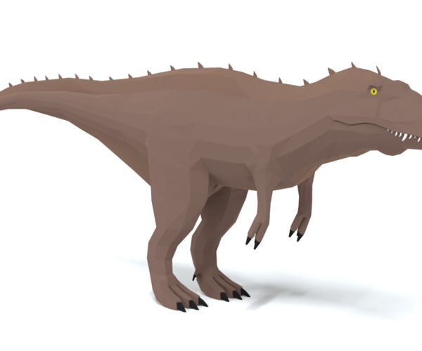 ArtStation - Low Poly Cartoon Edmontosaurus Dinosaur | Game Assets