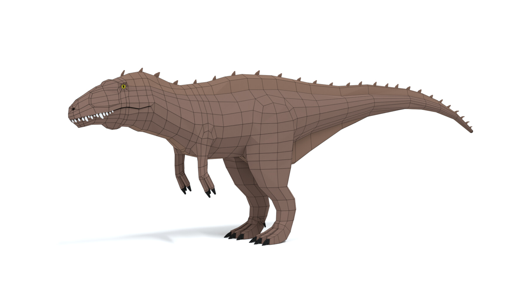 ArtStation - Low Poly Cartoon Edmontosaurus Dinosaur | Game Assets