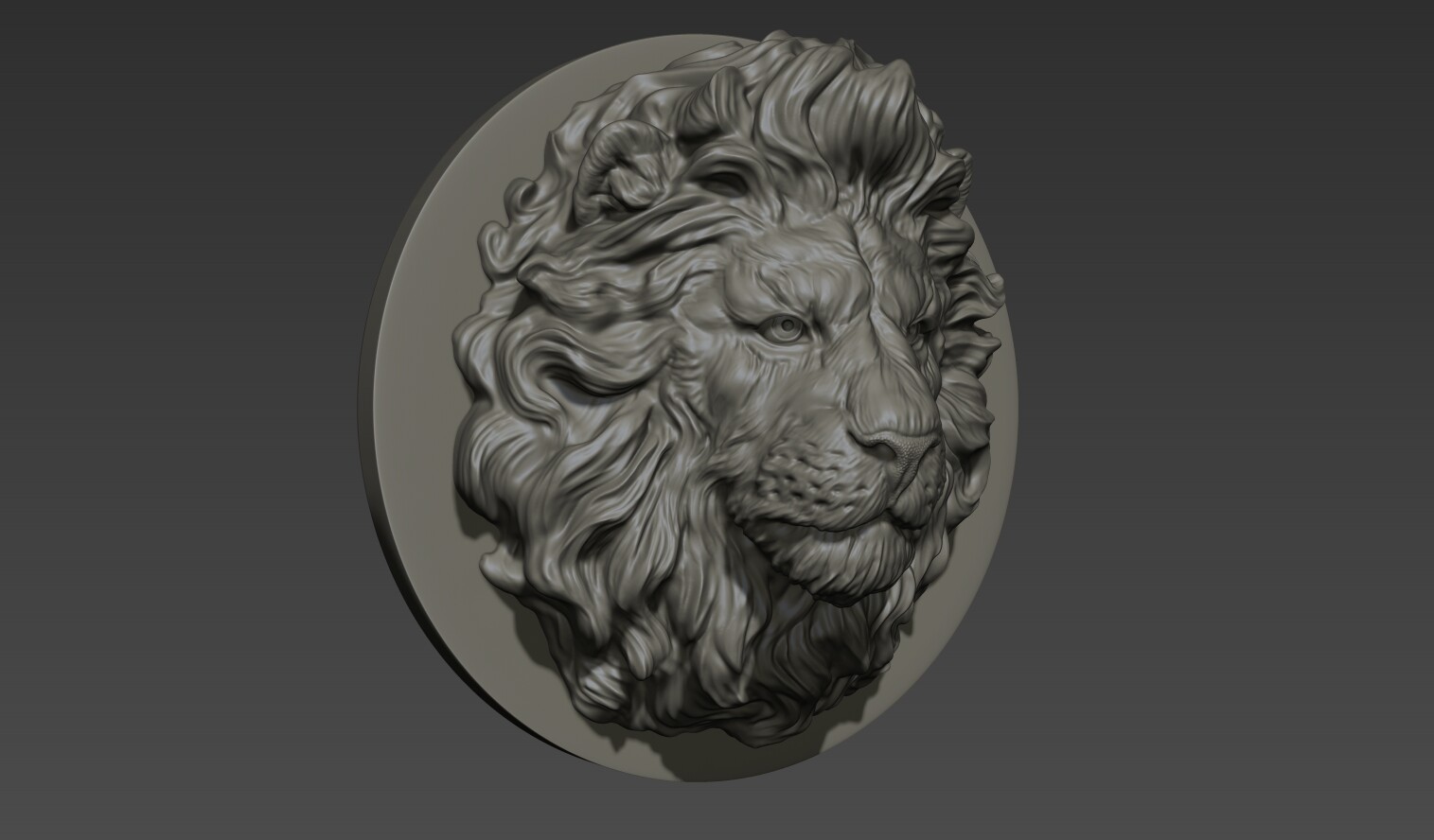 ArtStation - Lion head for pendant | Resources