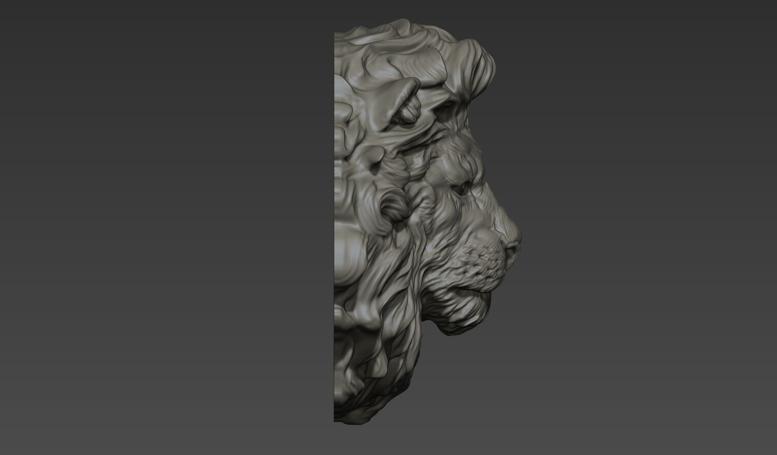 ArtStation - Lion head for pendant | Resources