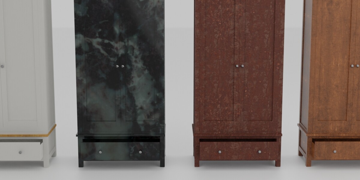 ArtStation - Wardrobe Set | Game Assets