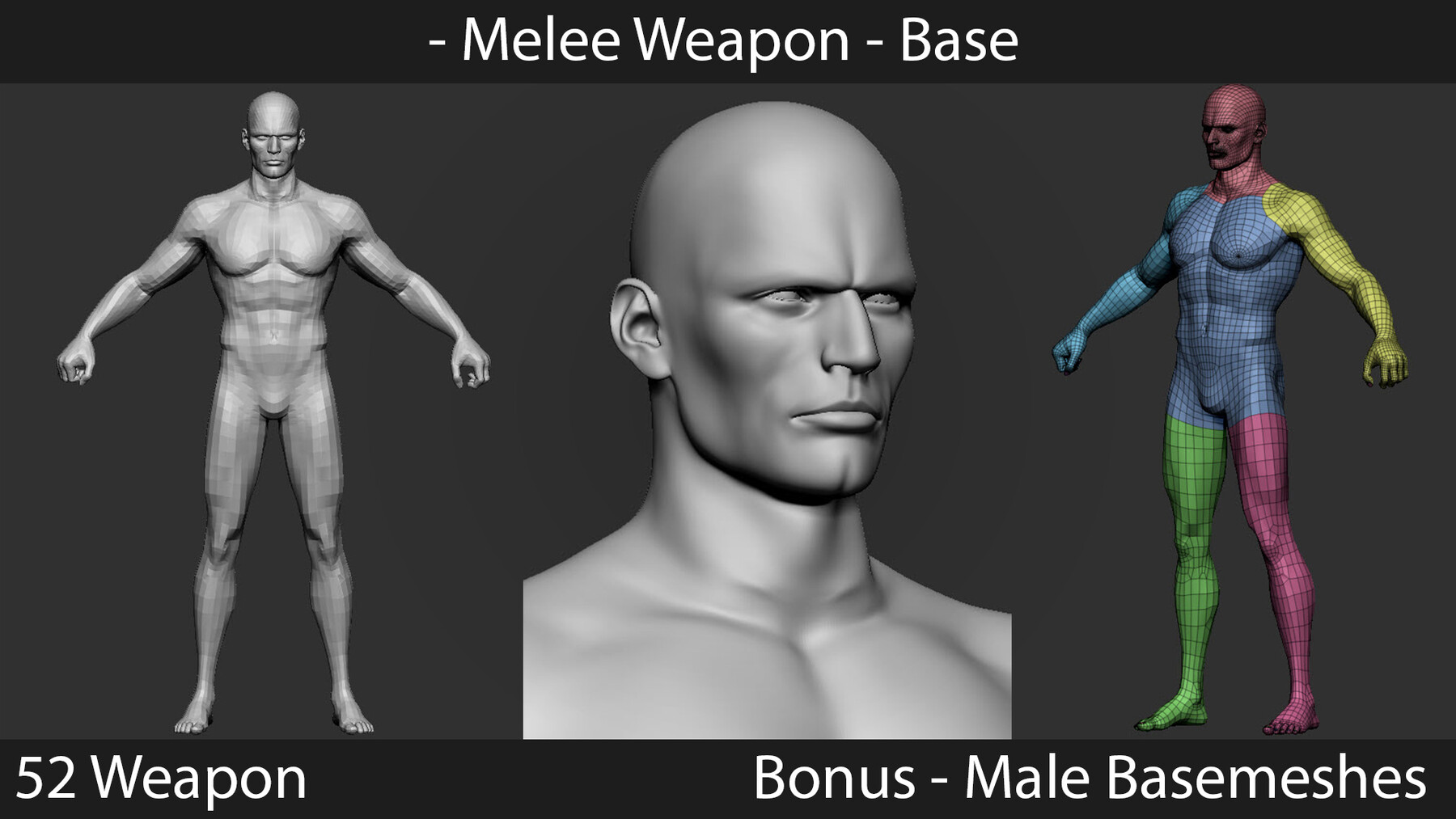 ArtStation - Melee Weapons - Base Meshes | Resources