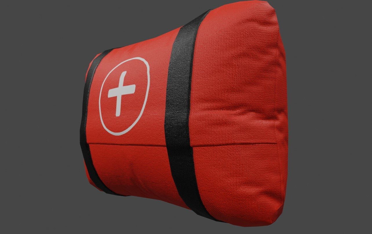 ArtStation - Medkit - Medical kit - First aid Low-poly 3D model | Game ...